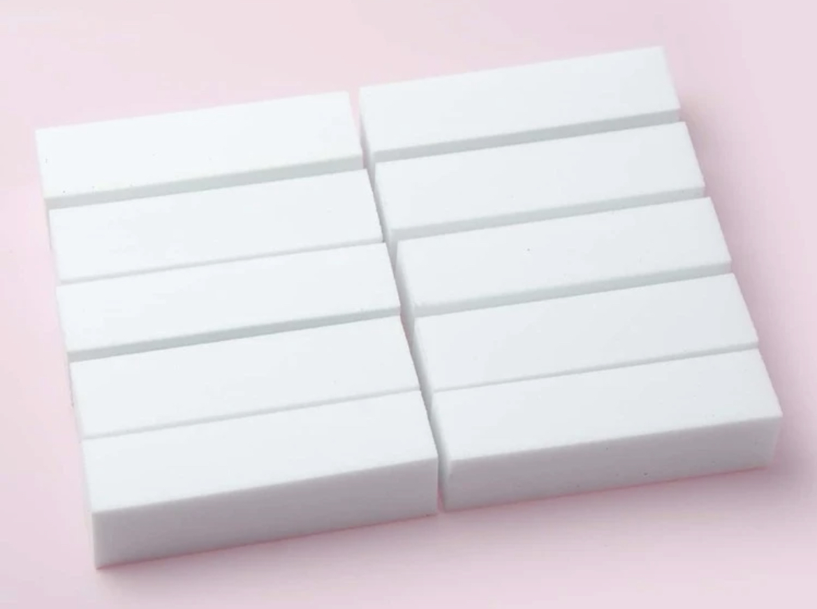 White Block Buffer Pack Of 10 – Make Me Amazing